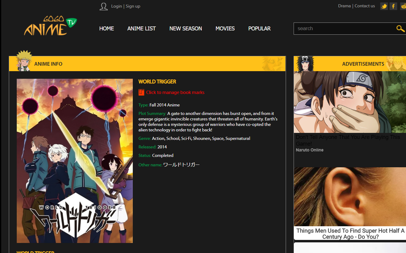 GOGOAnimeが閉鎖！ウィルスのない代わりの無料アニメサイト | カラクリベイス